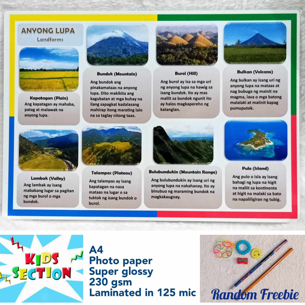 Anyong Lupa Sa Pilipinas MGA ANYONG LUPA Kapatagan Plain Ppt