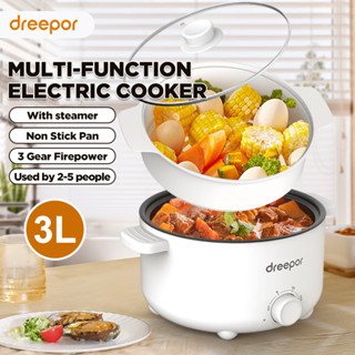Dreepor Multifunctional Electric Cooker Cooking Pot Household mini Rice ...