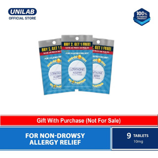 Unilab Allerta 10mg 10 Loratadine Tablets - For Fast Non-Drowsy Relief ...
