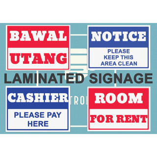 Emergency Fire Exit / Fire Extinguisher signage laminated A4 size ...