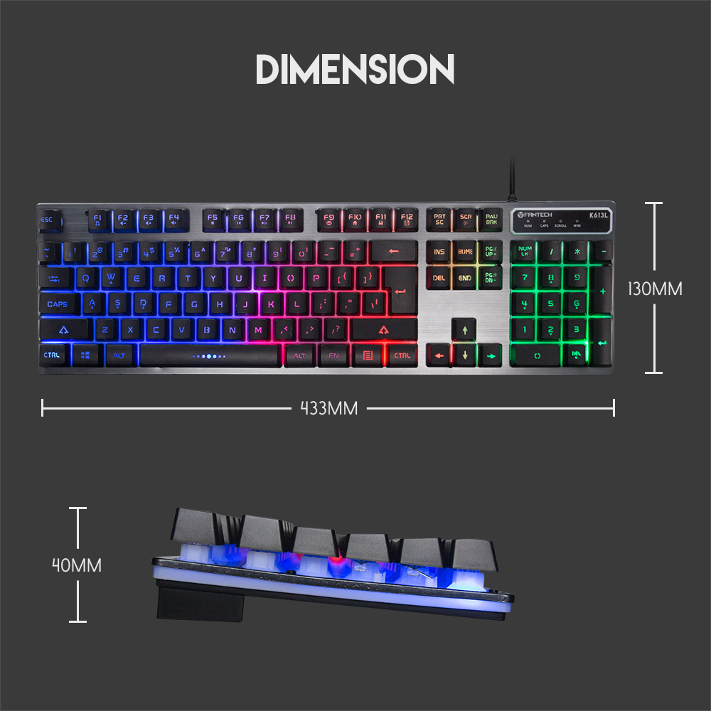 FANTECH KB K613L FIGHTER II RGB (MEMBRANE) - PFL Store