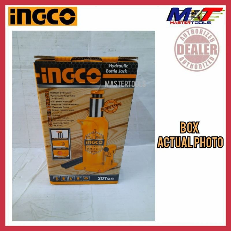 Ingco 20 Ton Hydraulic Bottle Jack - Lynderm Store
