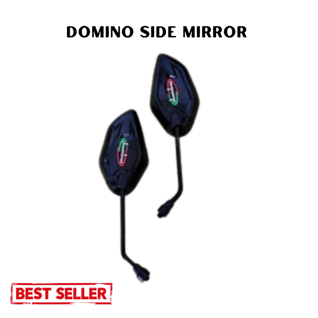 Honda ADV 150 |(BLACK) UNIVERSAL DOMINO SIDE MIRROR|SOLD BY PAIR - UniTop