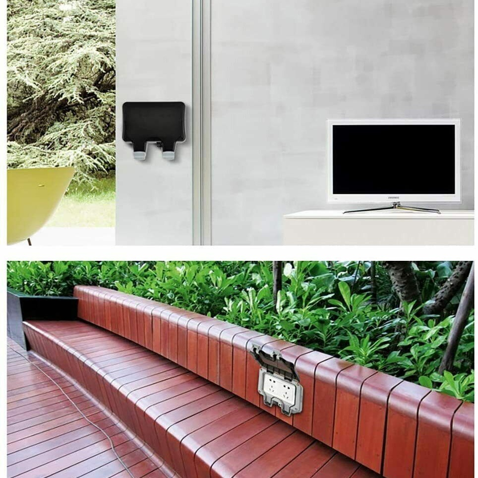 IP66 Outdoor Waterproof Splash-proof Socket /Universal Switched Outlet ...