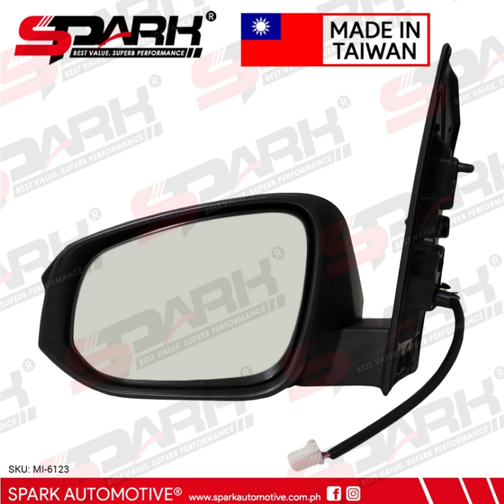 Toyota Innova 2016 - 2021 Side Mirror Black Power Adjust Power Folding ...