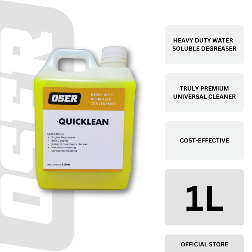 1 Liter Quicklean Heavy-Duty Water-Soluble Degreaser - UniTop