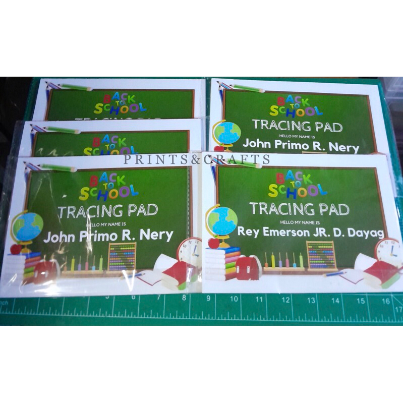 Tracing Pad Alphabet/Numbers/Shapes/Names - Lynderm Store