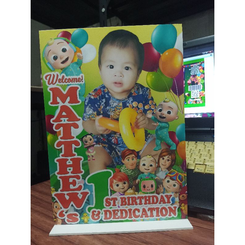 Welcome Board Table Standee A4 size - Lynderm Store