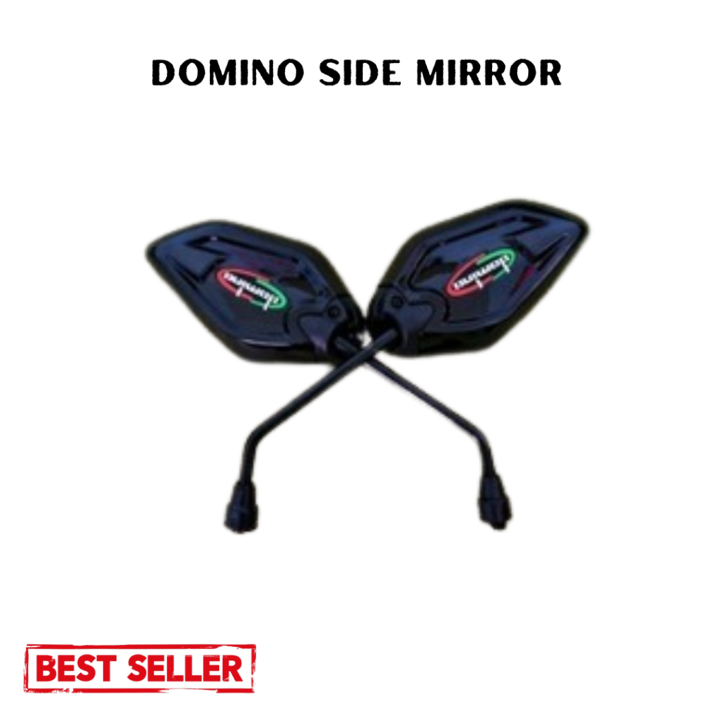 Honda ADV 150 |(BLACK) UNIVERSAL DOMINO SIDE MIRROR|SOLD BY PAIR - UniTop