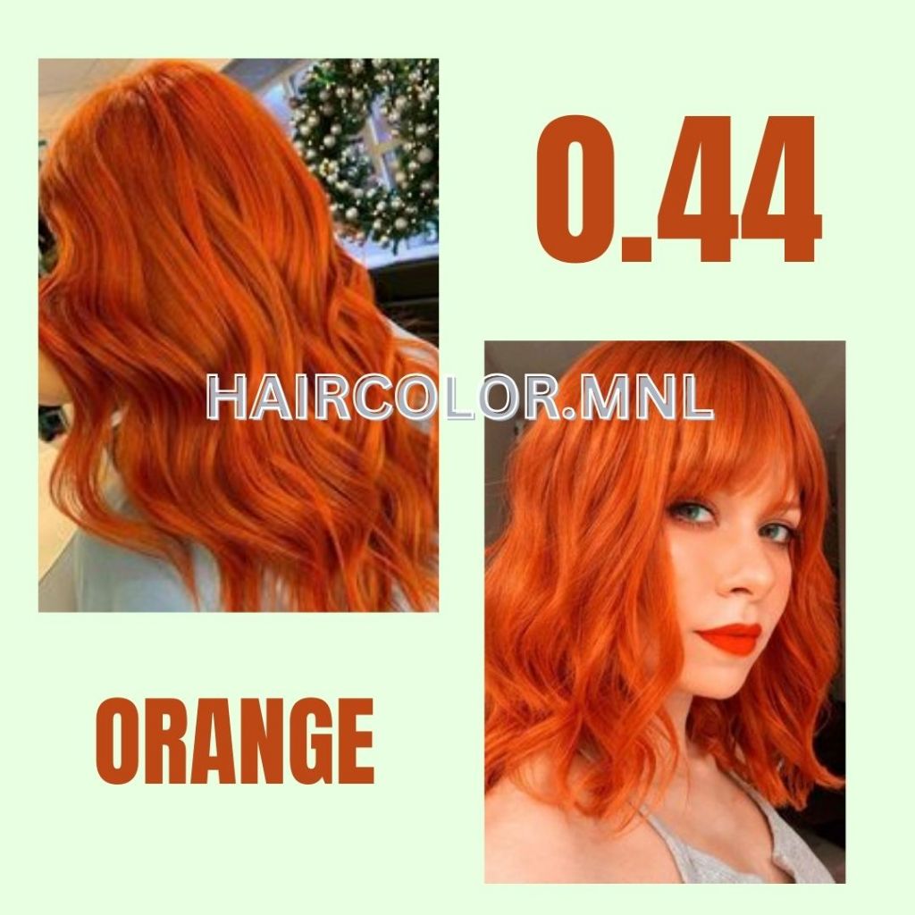 Orange Hair Color Chart