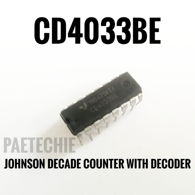 CD4033BE CD4033 Johnson Decade Counter with Decoder CMOS IC - UniTop