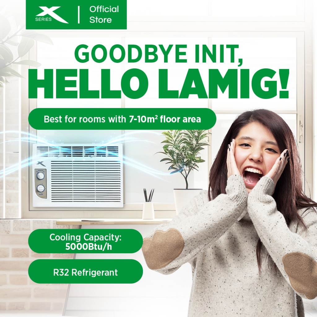 X-SERIES 0.5HP Inverter Grade Energy Efficient Window Type Aircon with ...
