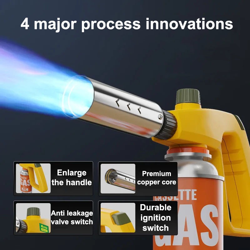 torch gun blow torch flame gun torch butane portable kitchen blowtorch ...