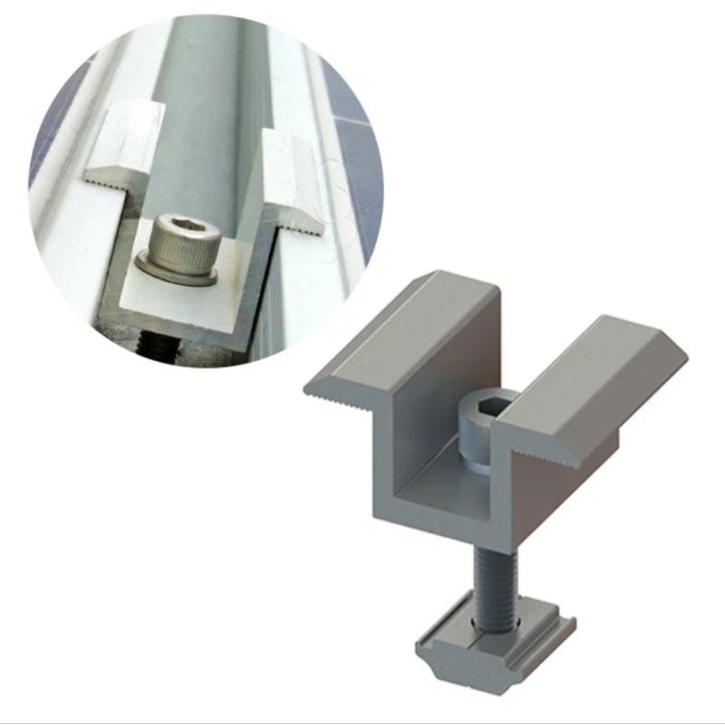 SOLAR CLAMP mid clamp, end clamp, and mini railing - UniTop