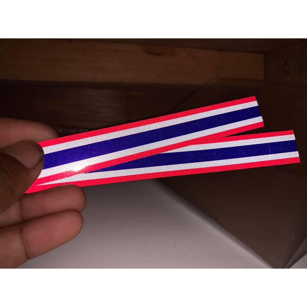Thai Flag Sticker Decal For Motorcycle Reflectorized Hologram ...