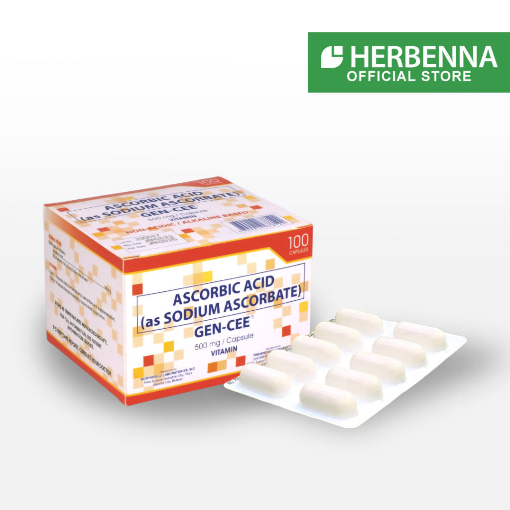 Gen-Cee Vitamin C 100 Capsules - PFL Store