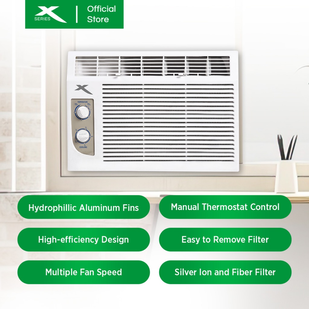 X-SERIES 0.5HP Inverter Grade Energy Efficient Window Type Aircon with ...