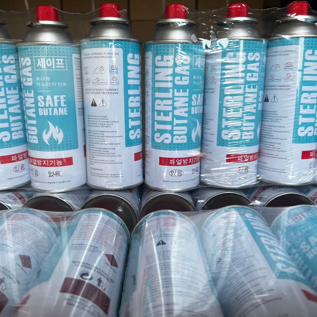 SUWON Safe Butane Gas for Gas stove 220g x 4 pcs Korea Gas Tank ...