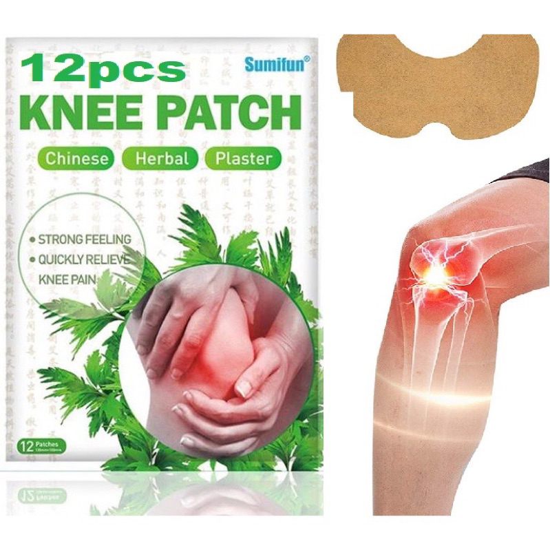 10pcs Knee Patch Pain Relief Plaster Sticker Wormwood Joint Veins ...