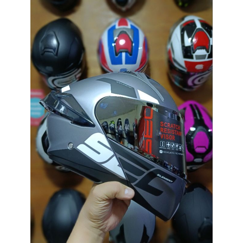 SEC ELEMENT MODULAR DUAL VISOR HELMET - PFL Store