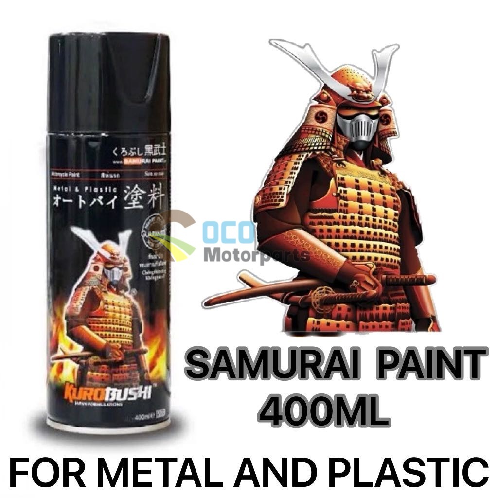 Samurai Paint Logo 4/104 GREY SAMURAI SPRAY PAINT 400ML | Shopee