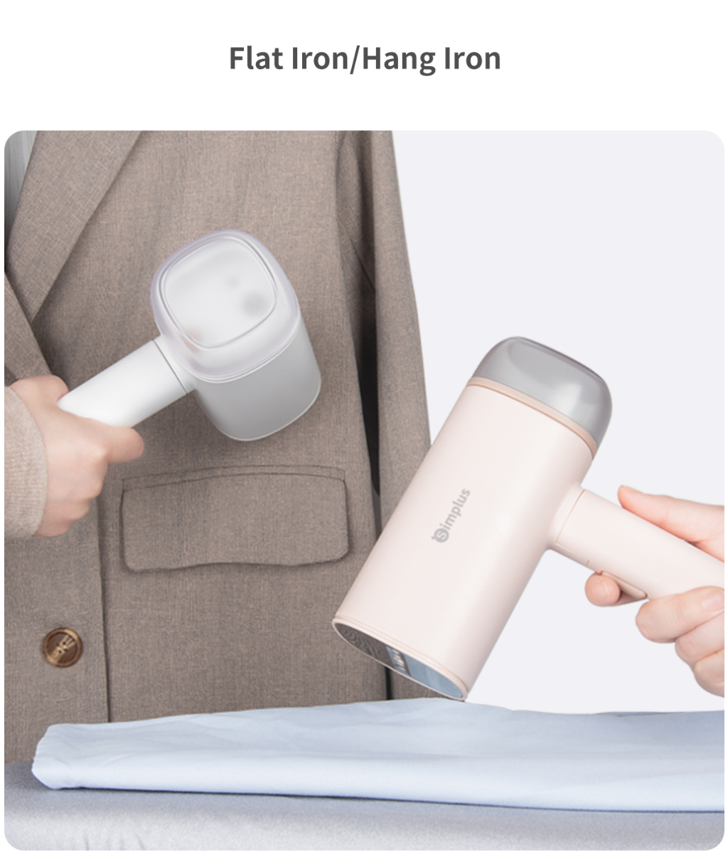 Simplus Handheld Garment Steamer 1200W Strong Steam Portable Foldable ...