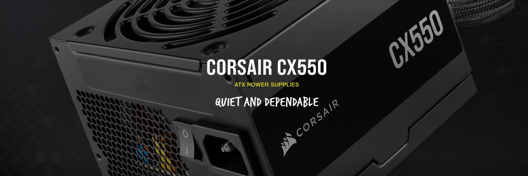 Corsair CX550 550Watts 80+ Bronze Certified PSU Power Supply — PCWORX