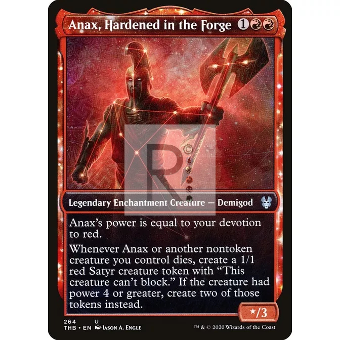 Magic The Gathering Card : Anax, Hardened in the Forge | Shopee Philippines