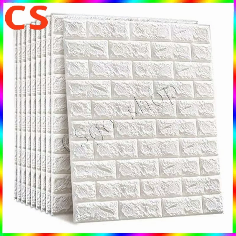 3D Wall Panels for Interior Wall Decor White Brick Peel and Stick Self ...