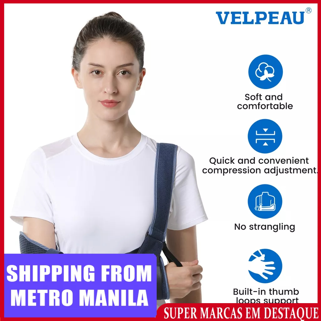 VELPEAU Arm Sling Shoulder Immobilizer Rotator Cuff Support Brace ...