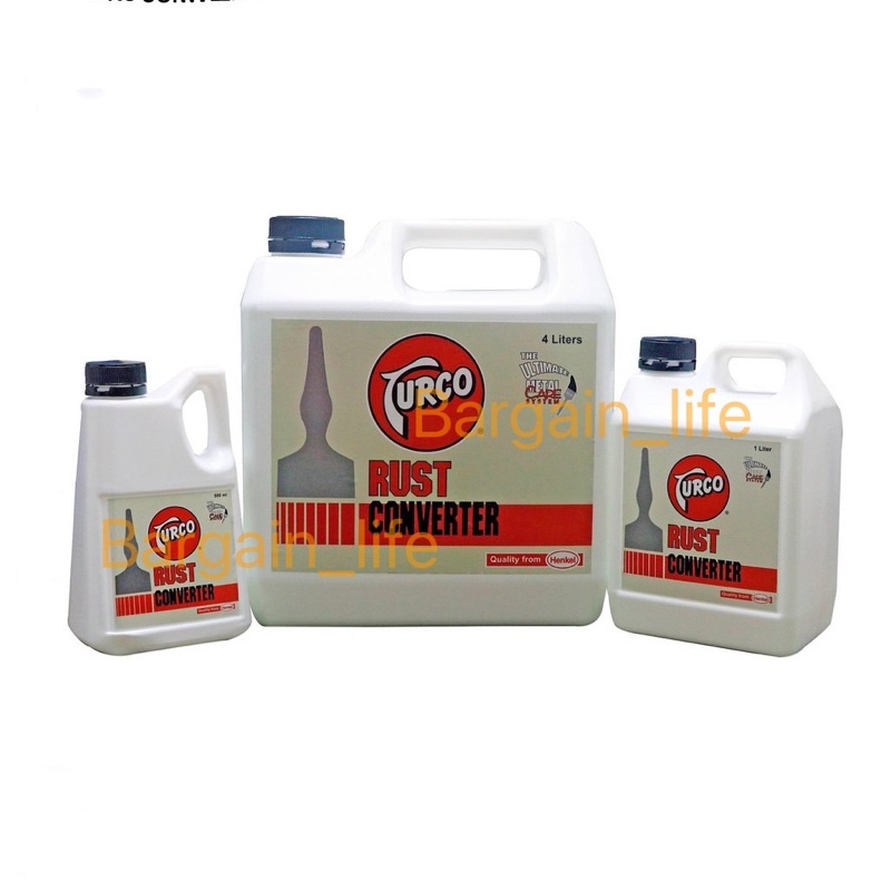 Turco Rust Converter The Ultimate Metal Care System Water-Thin Metal ...