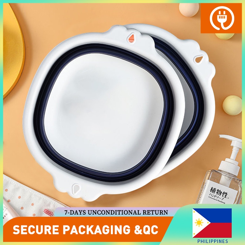 Foldable Wash Basin Portable Washbasin Household Collapsible Washing ...