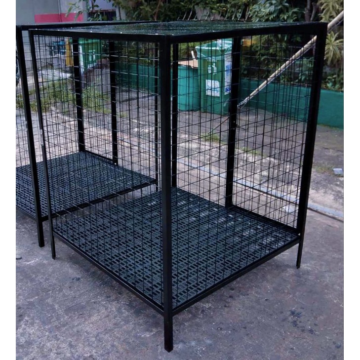 DOG CAGE 3x3x3.5 HEAVY DUTY STEEL | Shopee Philippines