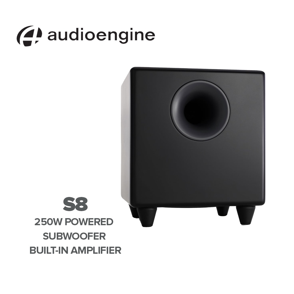 Audioengine S8 250W Powered Subwoofer, Built-in Amplifier | Shopee Philippines