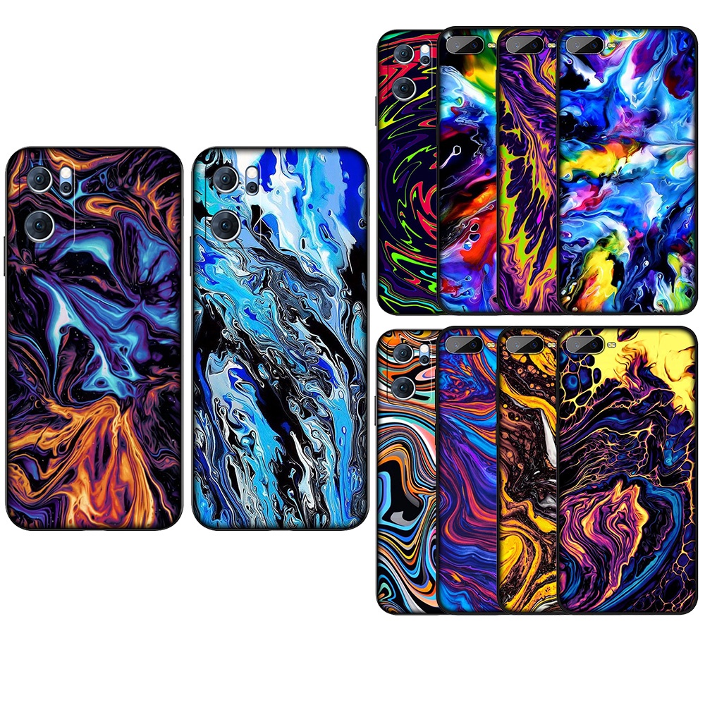ZY35 Psychedelic abstract art Soft silicone Case for Realme 6 6i 6Pro 9i X2 XT | Shopee Philippines