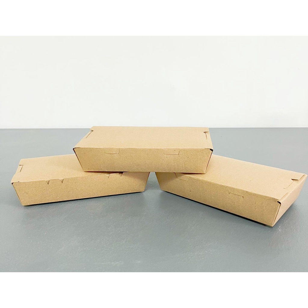 50PCS mealbox silver/SPAGHETTI BOX/ (LUNCH BOX)/ MEAL BOX/CHICKEN BOX ...