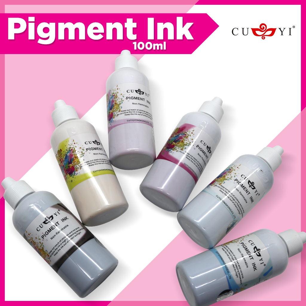 CUYI Pigment Ink 100ML (6 Colors) | Shopee Philippines