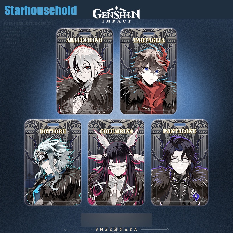 Genshin impact Fatui card holder genshin impact childe Damselette Knave ...