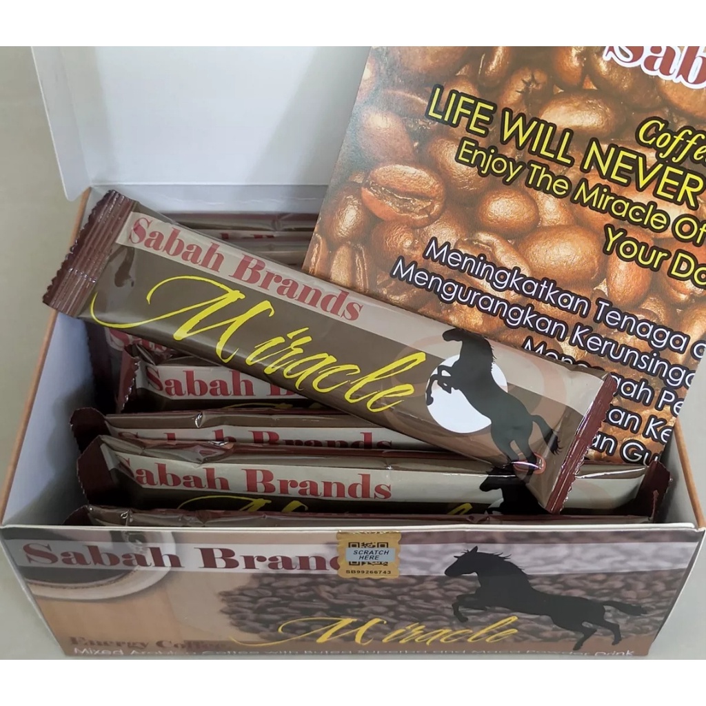 SABAH BRAND MIRACLE COFFEE 1 SACHET | Shopee Philippines