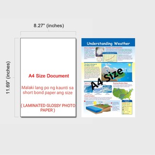 UNDERSTANDING WEATHER POSTERS CHARTS I ALL ABOUT WEATHER SCIENCE CHARTS ...