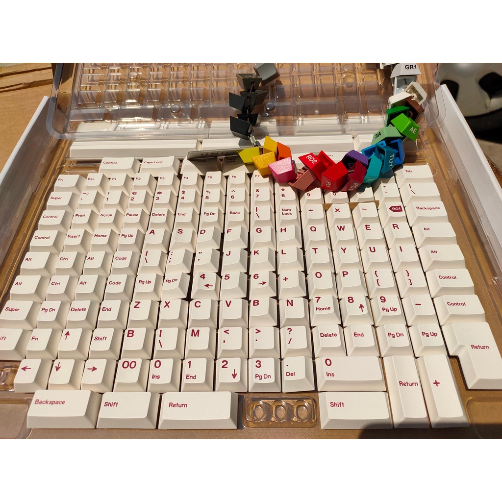 Keybox Shenpo Minimall Mechanical Keycaps Cherry Profile Full Set PBT ...