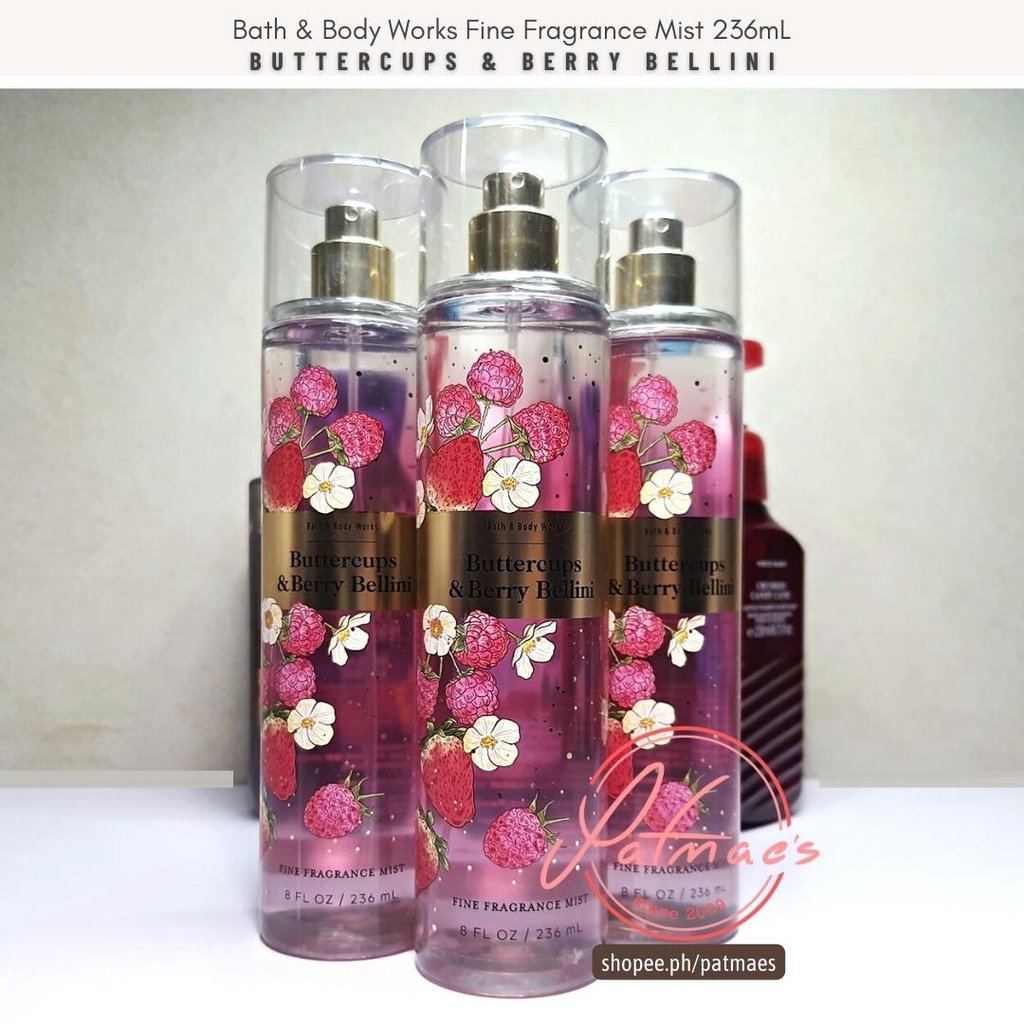 Buttercups and Berry Bellini Fine Fragrance Mist Bath & Body Works ...