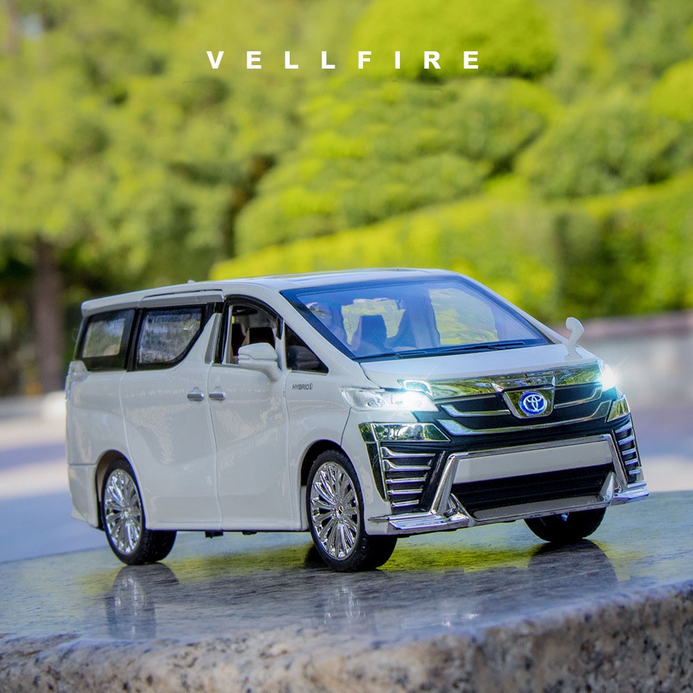 LEPTON 1:24 Toyota VELLFIRE MPV Alloy Car Diecasts Toy Car Simulation ...