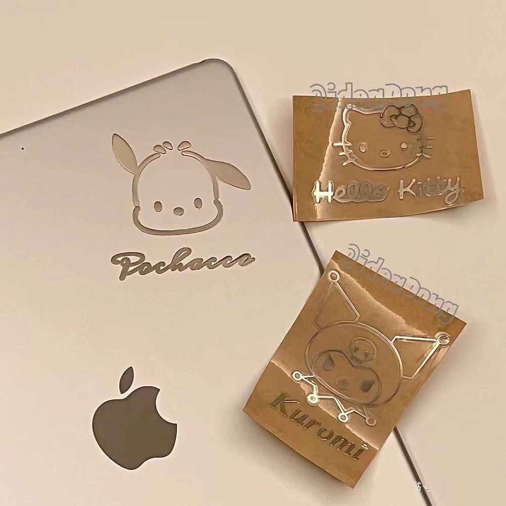 Ohaya Pochacco kuromi Metal Sticker Three-Dimensional 3d Cup ipad Mobile Phone Computer ...