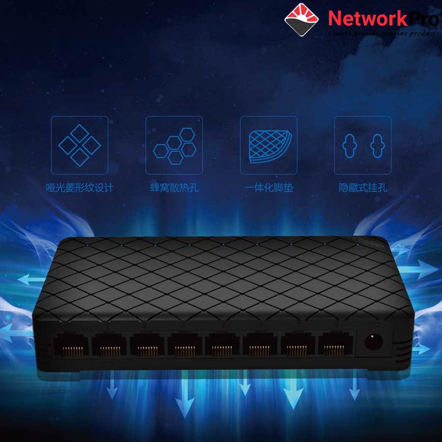 Ruijie Rg Es08 Es08 Network Switch 8 Ports 100 8port Genuine 3 Years