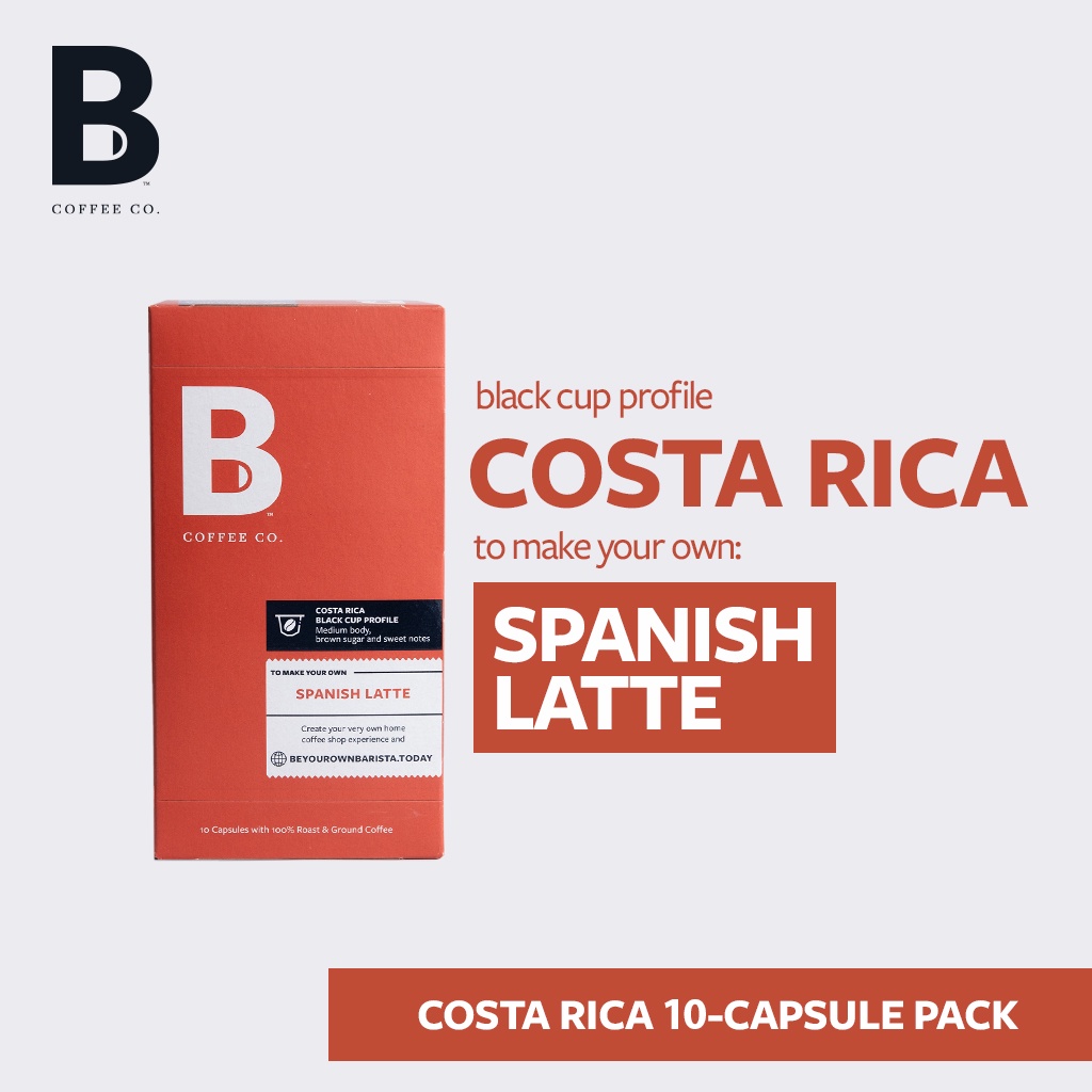 B Coffee Co. Costa Rica Spanish Latte Coffee Capsules 10 Pack | Shopee ...