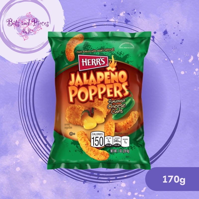 Herr’s Jalapeño Poppers 170g | Shopee Philippines