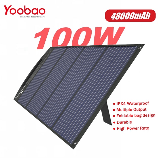 Yoobao 100W Solar Panel 18V IPX4 Water Proof Foldable Bag Design with ...