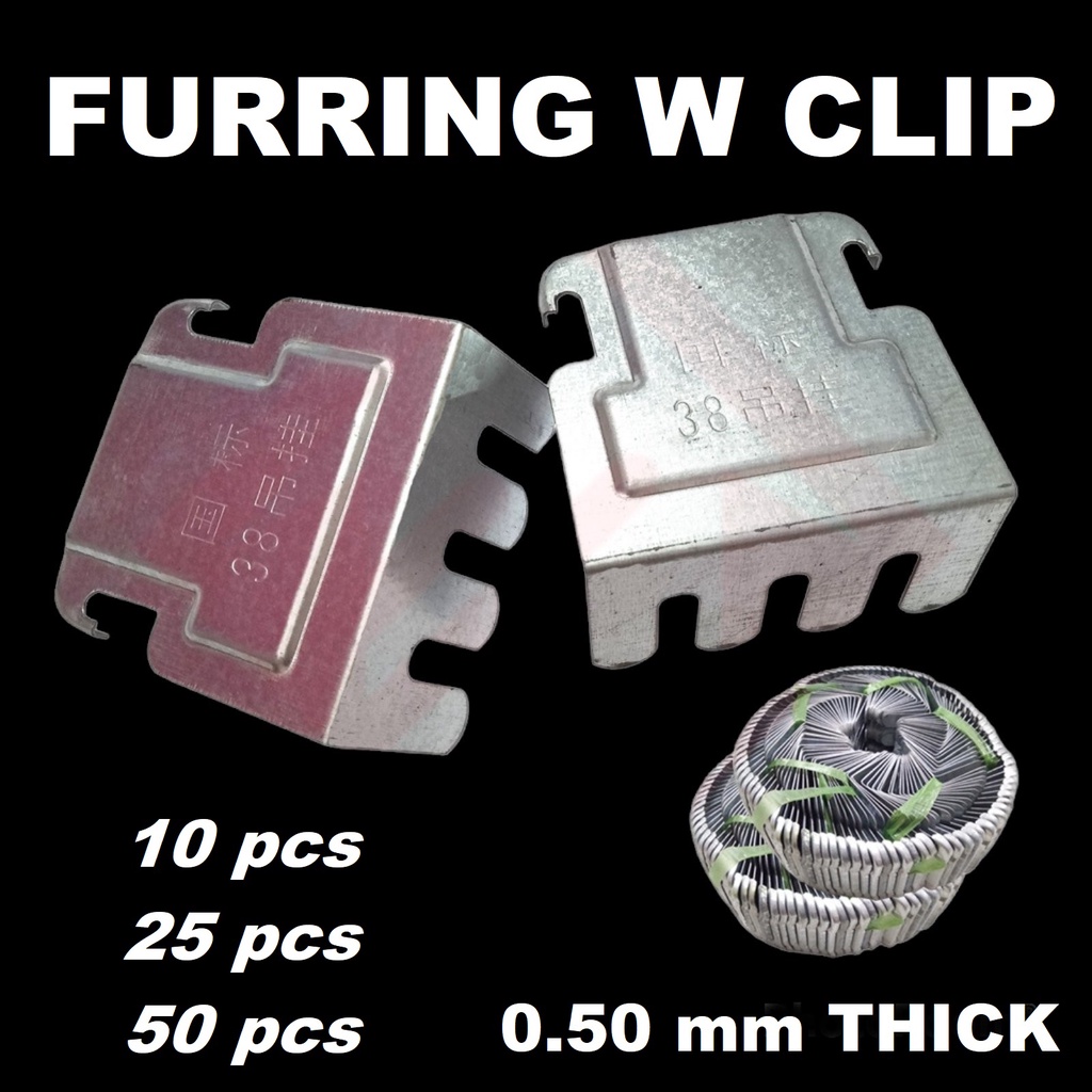 W CLIP DOUBLE FURRING CLIP WCLIP Metal furring wall clip for ceiling ...