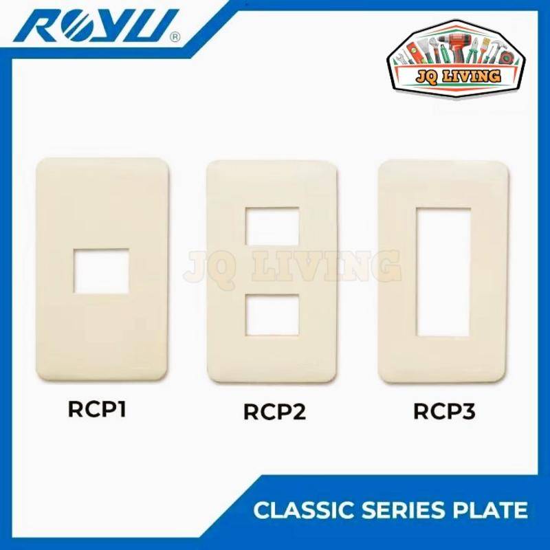 ROYU Classic Series Plate Cover 1gang 2gang 3gang | Shopee Philippines